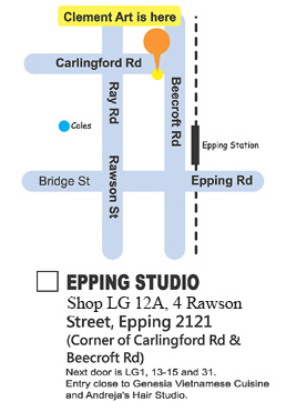 Clement-Art-School-Map-Locations-Epping-Studio | Clement Art School